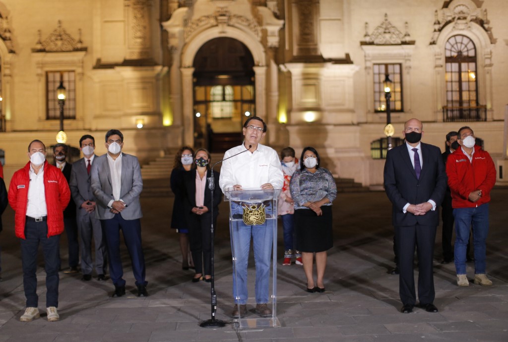 Presidente del congreso de Perú asume como tercer presidente del país ...
