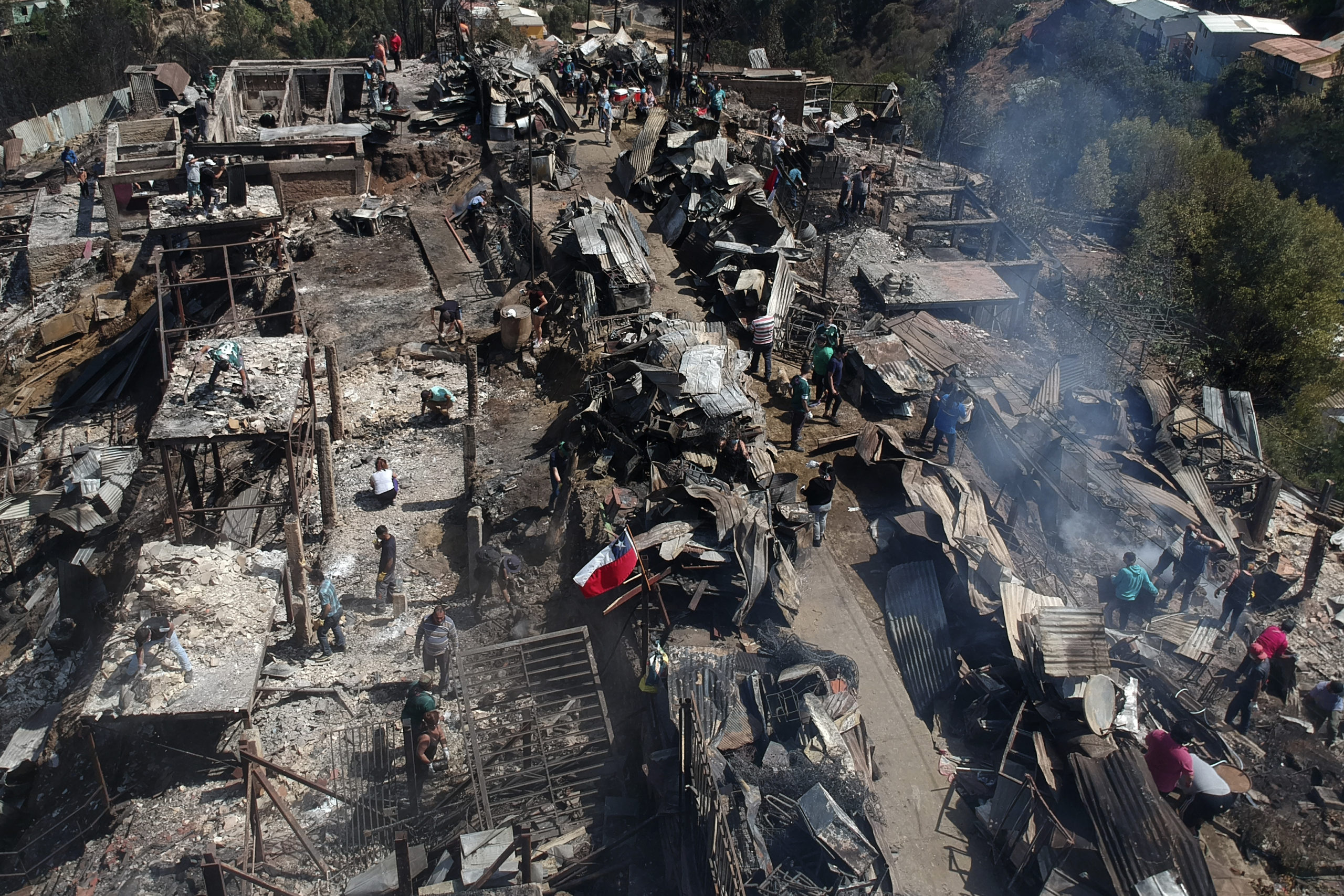 Sharp a los presuntos responsables del incendio: “Los vamos a pillar”