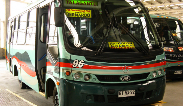 Microbuseros de Talagante suspenden movilización programada para este lunes